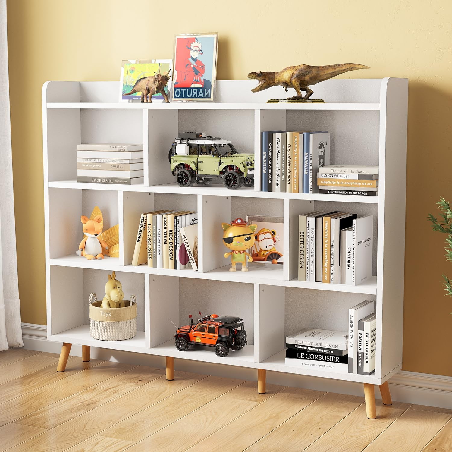 Cube Cube Shelf, Storage Organizer with Legs, Display Bookcases for ...