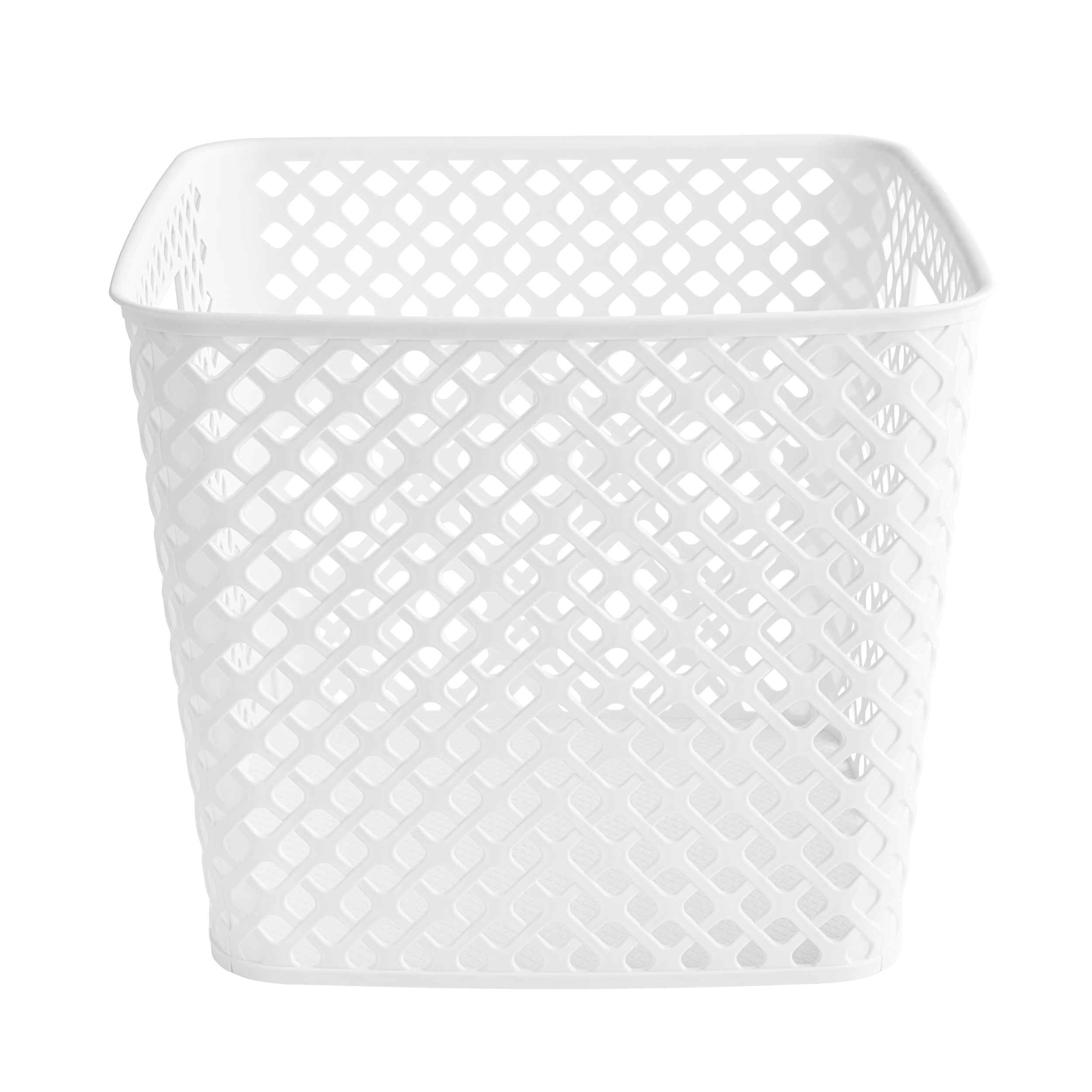 Cube Deco Basket White, Pack of 4 - Walmart.com