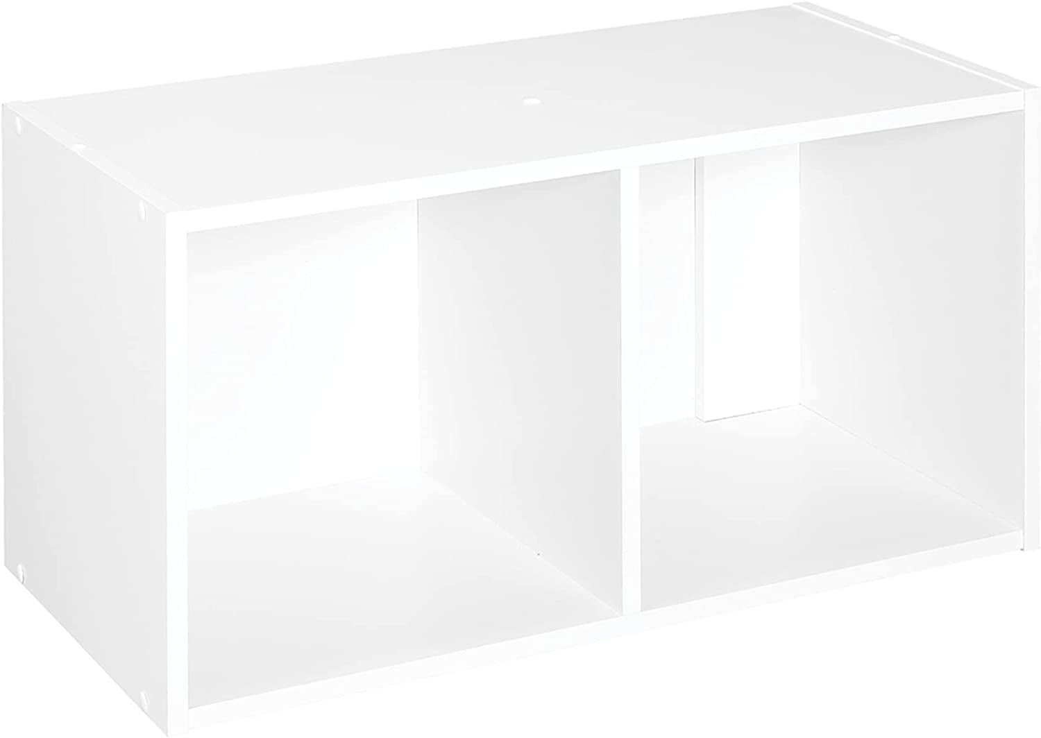 Cube Laminated Wood Reversible Stackable Open Bookcase Display Shelf ...