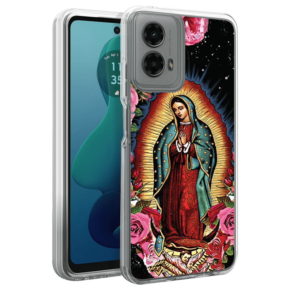 Cube® - Motorola Moto G 5G 2024 - Virgin Mary with Red Halo Texture ...