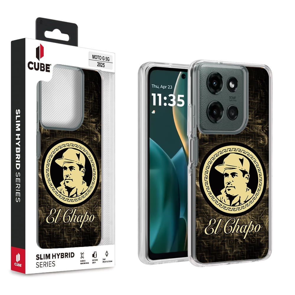 Cube® - Motorola Moto G 5G 2025 - Chapo on Black & Beige Texture Design ...