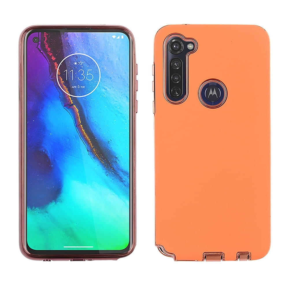 Cube® - Motorola Moto G Stylus 2020 - Orange Rubberized PC Cover with ...