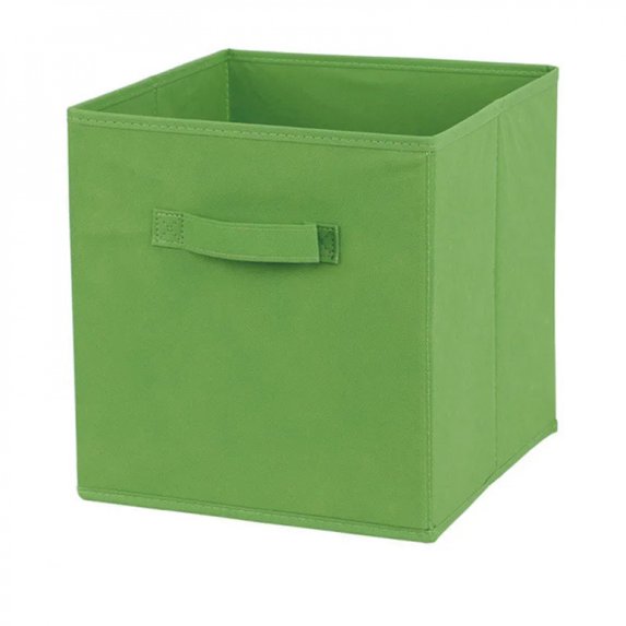 Cube Non Woven Fabric Storage Bin Collapsible Storage Box Home Supplies ...