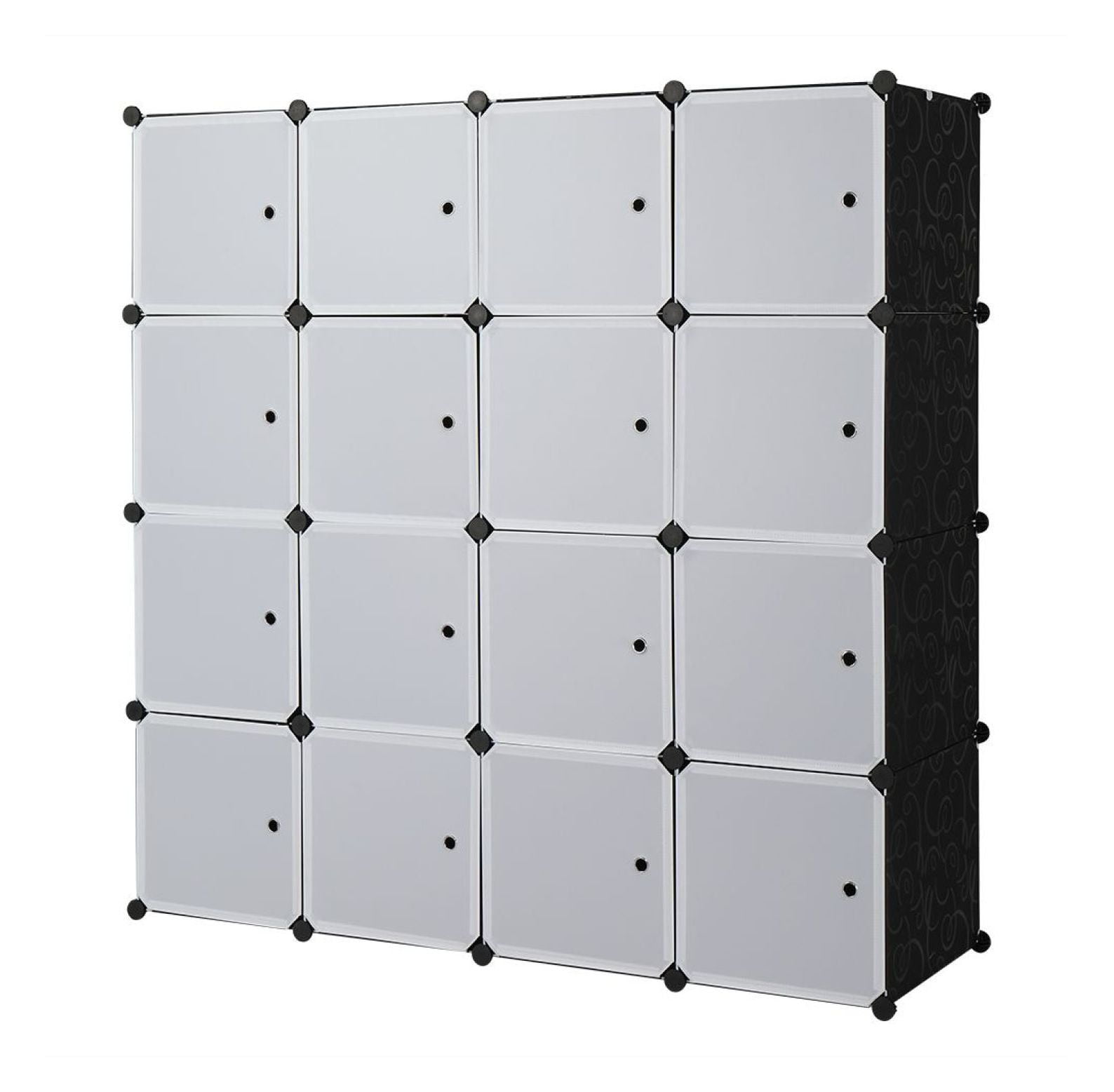 Cube Organizer Stackable Plastic Cube Storage Shelves Design ...