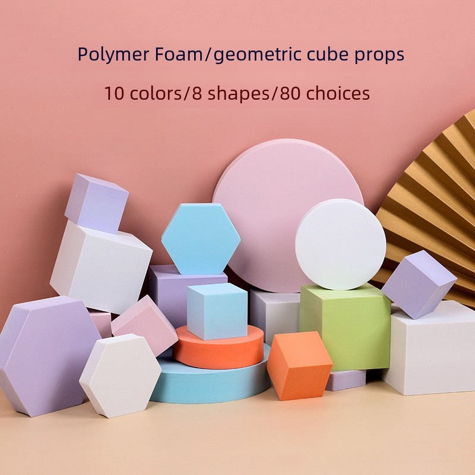 Cube Photo Props ins Internet Red White Geometric Three-dimensional ...