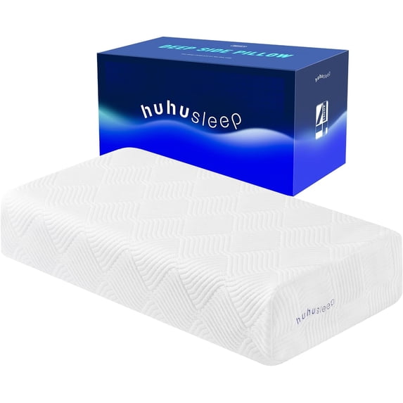 Cube Pillow for Side Sleepers with Firm Memory Foam Layer Cooling ...
