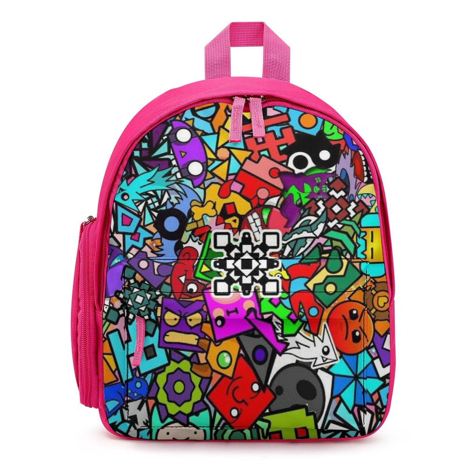 Cube Ship Demon Geometry Dash Schoolbag Backpack Bookbag Lightweight ...