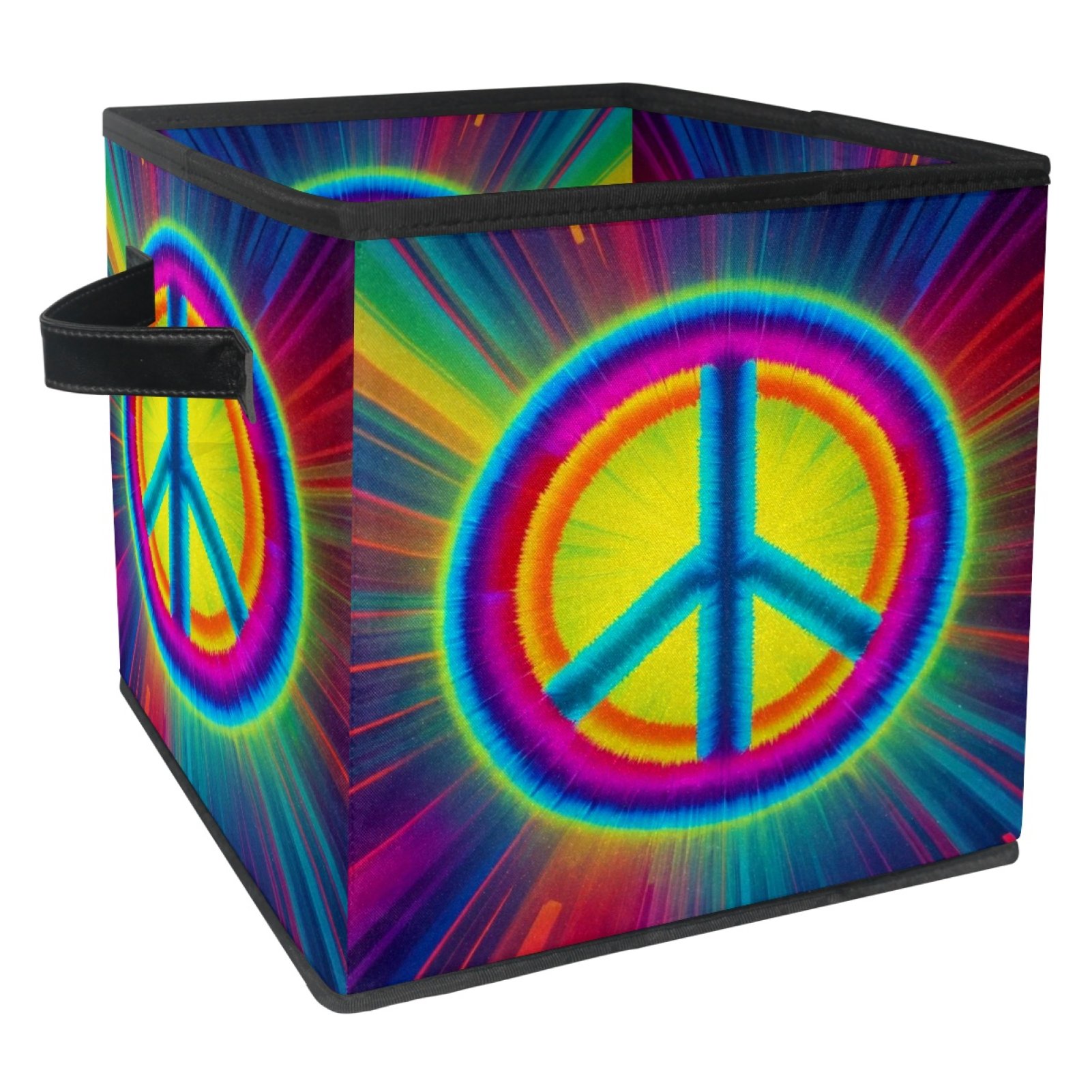 Cube Storage Bin, Storage Bins, Foldable Cube Bins for Cloth or Accessary Storage, Artistic 3D ...