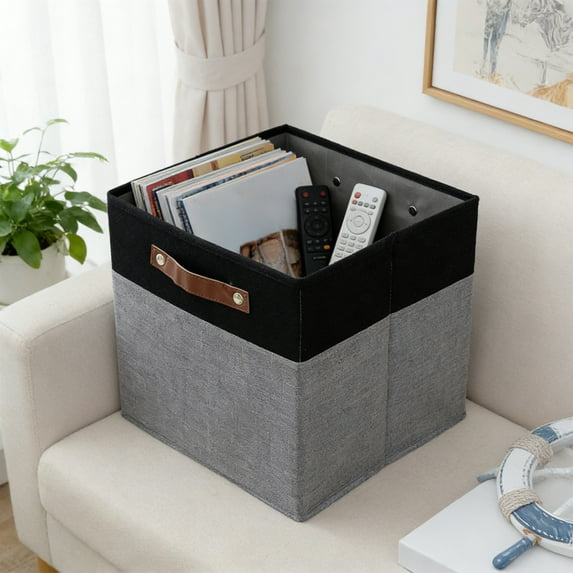 Cube Storage Bins,Foldable Storage Cube Bin Baskets for Shelves with ...