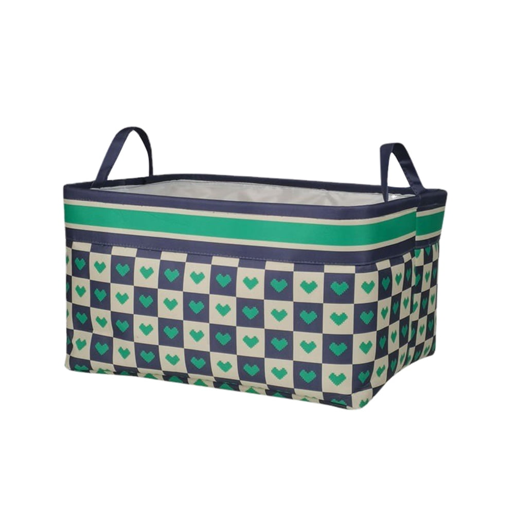 Cube Storage Bins Small Foldable Storage Cube Baskets with Sturdy Carry ...