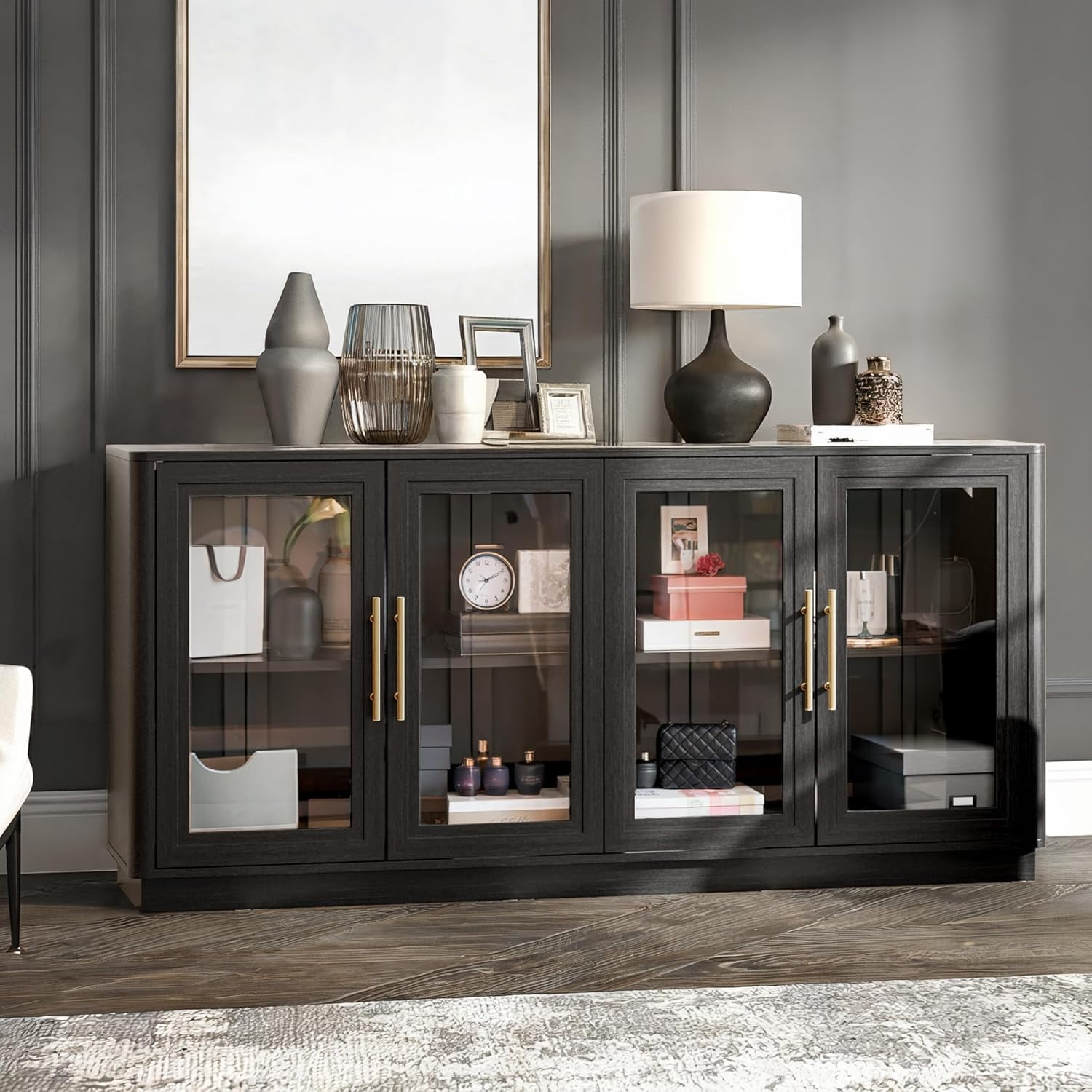 Cube Storage Organizer with Shelf, 63" Long Cubby Bookcase, Bookshelf ...