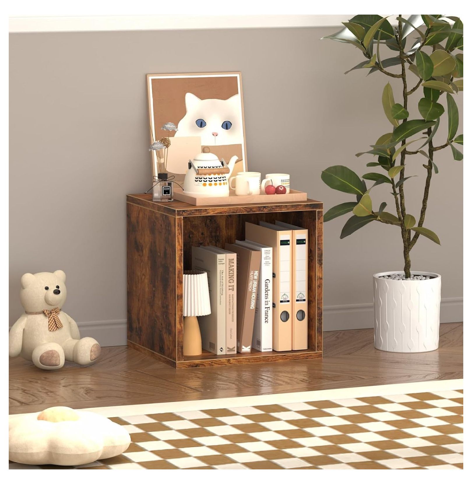 Cube Storage Organizer Stackable Cubes for Home Books Clothes Toy ...