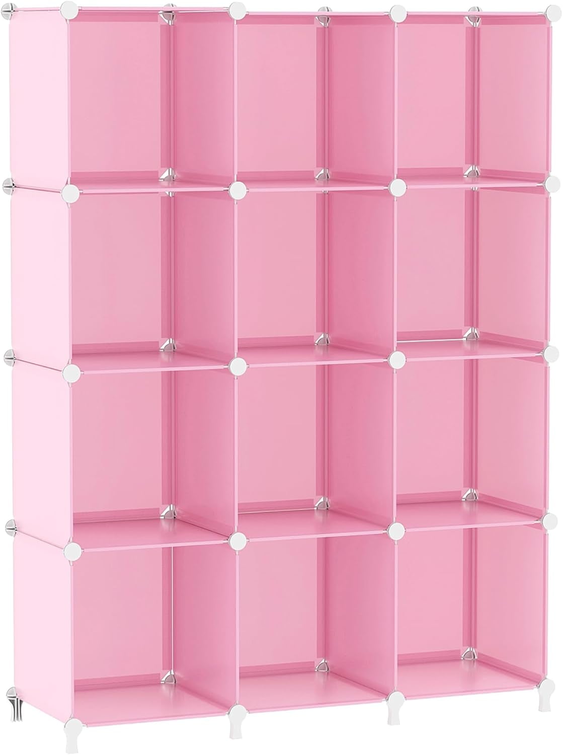 Cube Storage Organizer Storage 12 Cube Bookshelf DIY Plastic Closet ...