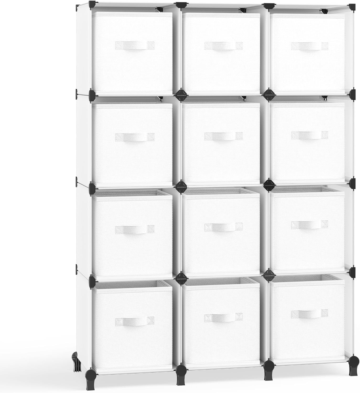 Cube Storage Organizer with Storage Boxes, Set of 12-Cube Organizer, 12 ...