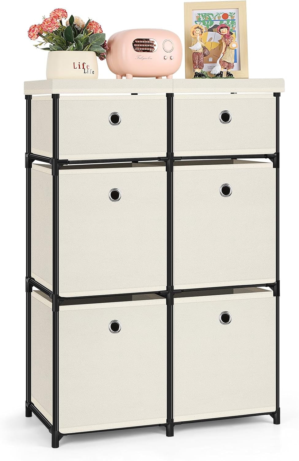 Cube Storage Organizer Unit for Closet,Chest of Drawers for Bedroom ...