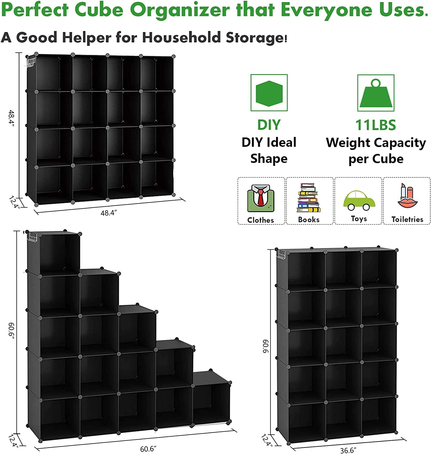 Cube Storage Organizer - Walmart.com