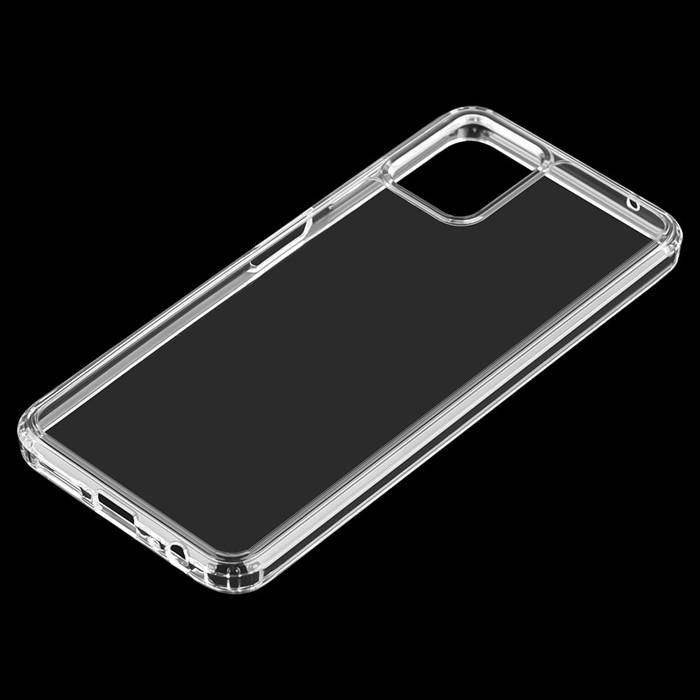 Cube® - TCL Revvl 6 Pro 5G - Clear PC hard Back with Clear TPU bumper ...