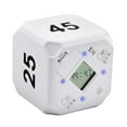 Cube-Timer Kitchen Timer Gravity Sensor Flip Meditation Timer for Time Management and Countdown ...