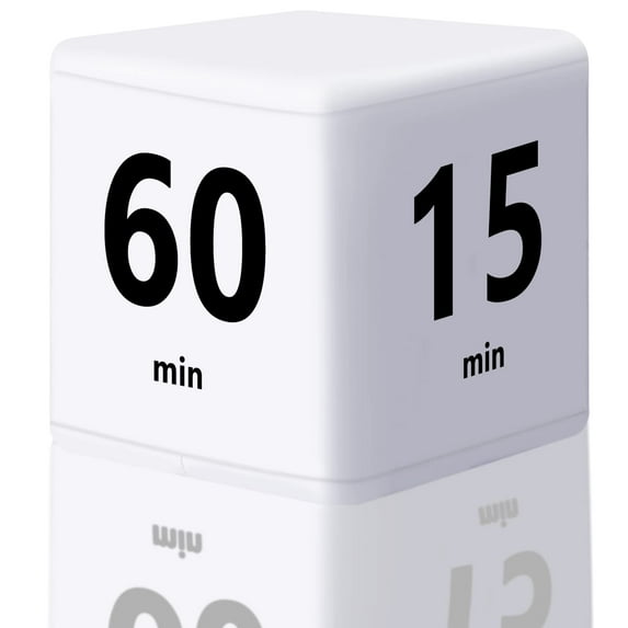 Cube Timer, Time Management and Countdown Settings with Gravity Sensor Flip Timer for Studying ...