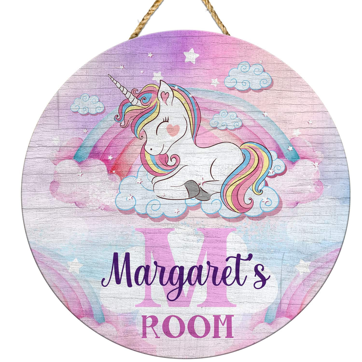 CubeBik Personalized Mono Name Baby Door Sign - Custom Baby Bedroom ...