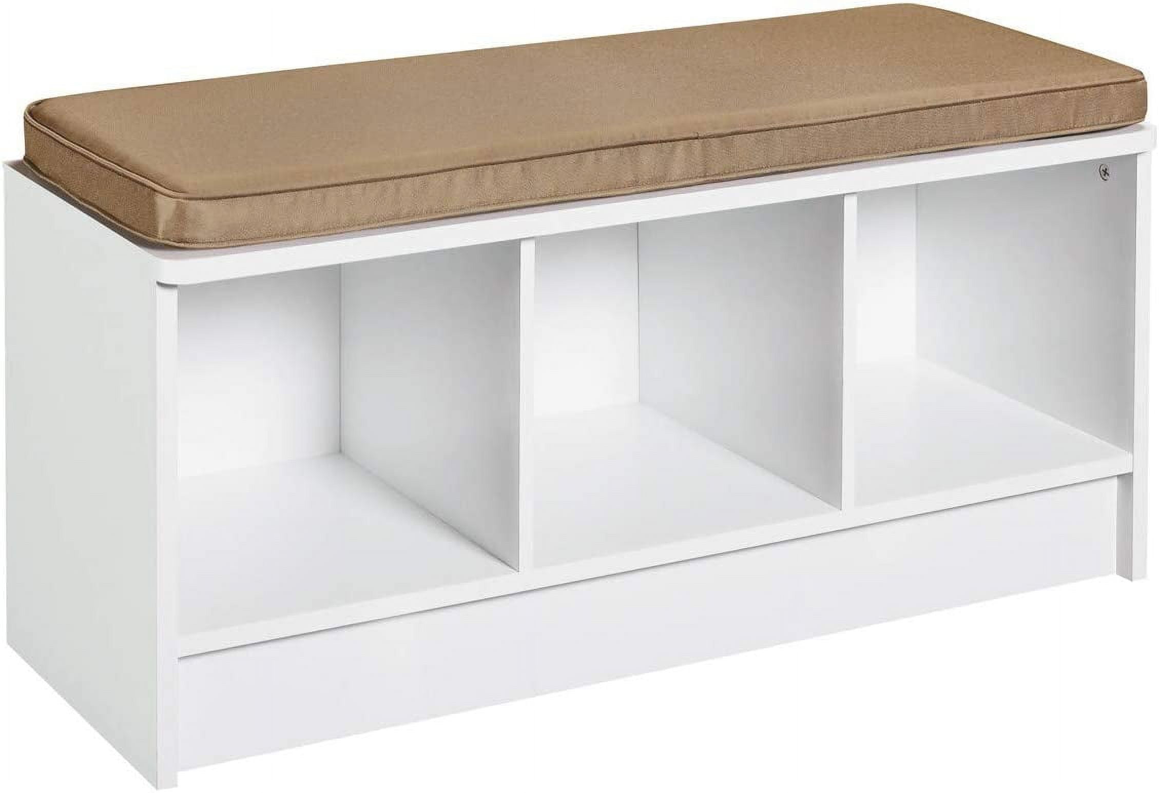 Cubeicals 3-Cube Storage Bench, White - Walmart.com