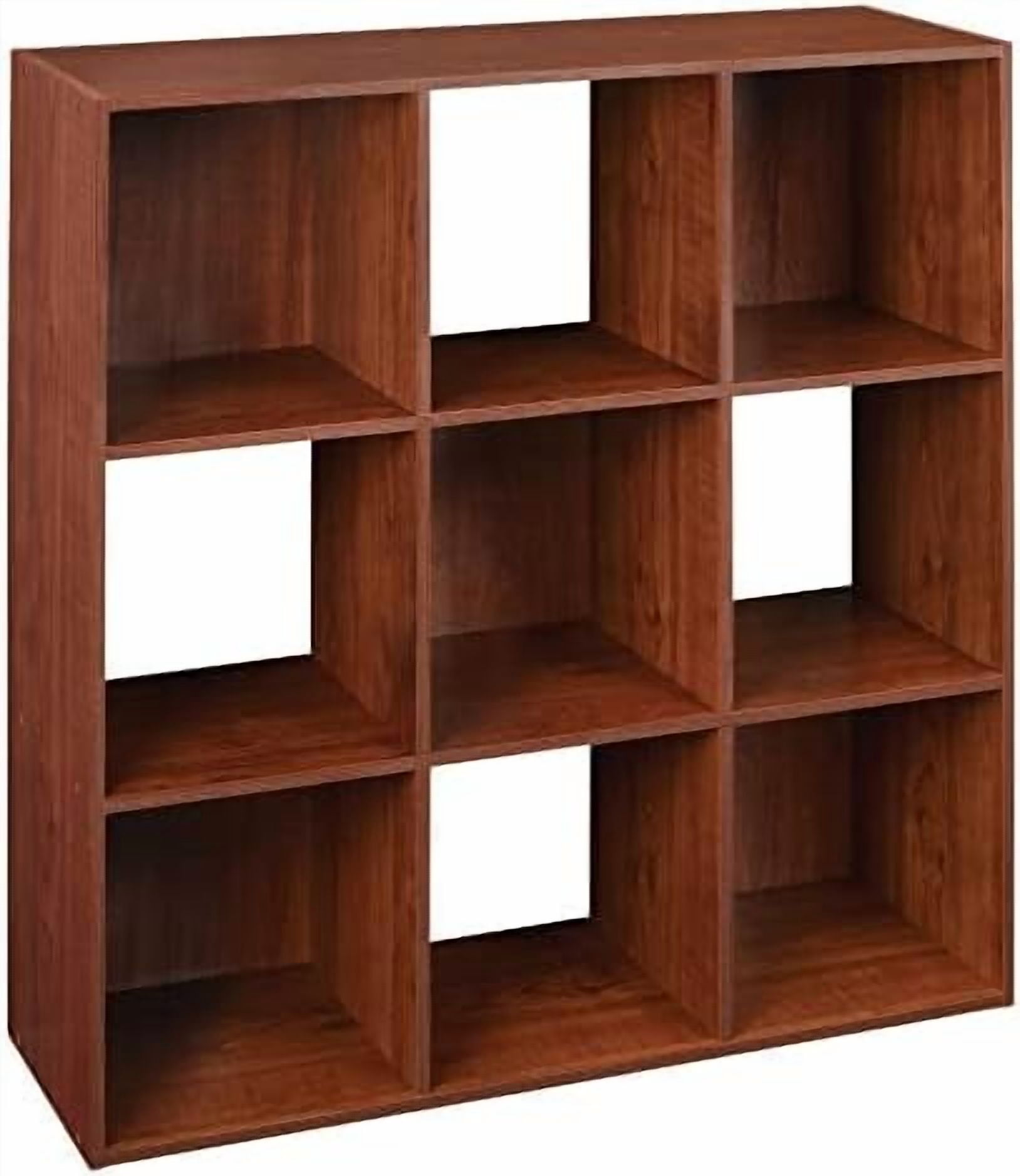 Cubeicals 9 Cube Storage Shelf Organizer Bookshelf, Stackable, Square ...