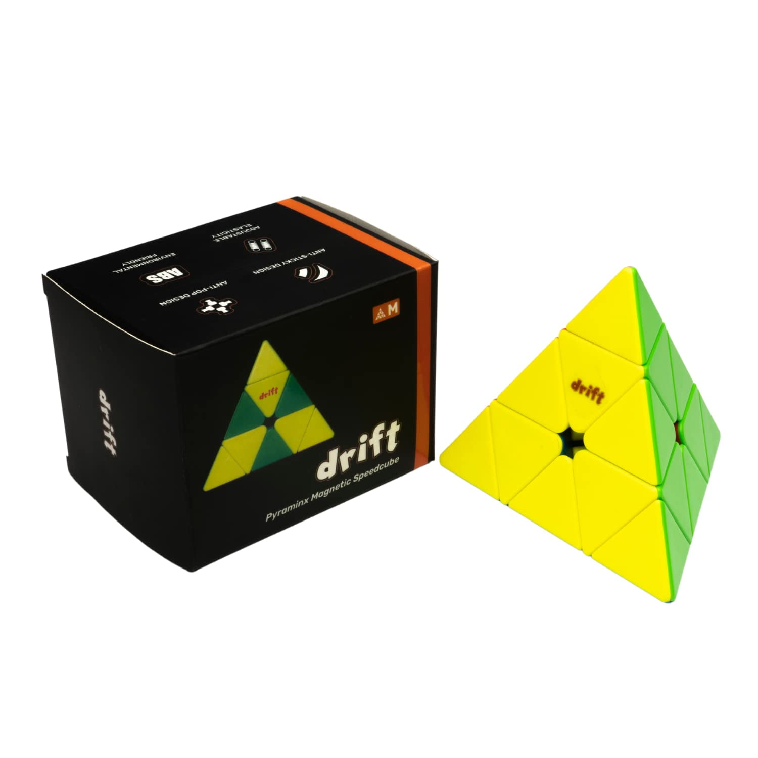Cubelelo Drift Pyraminx M (Magnetic) | Stickerless Pyramid Triangle ...