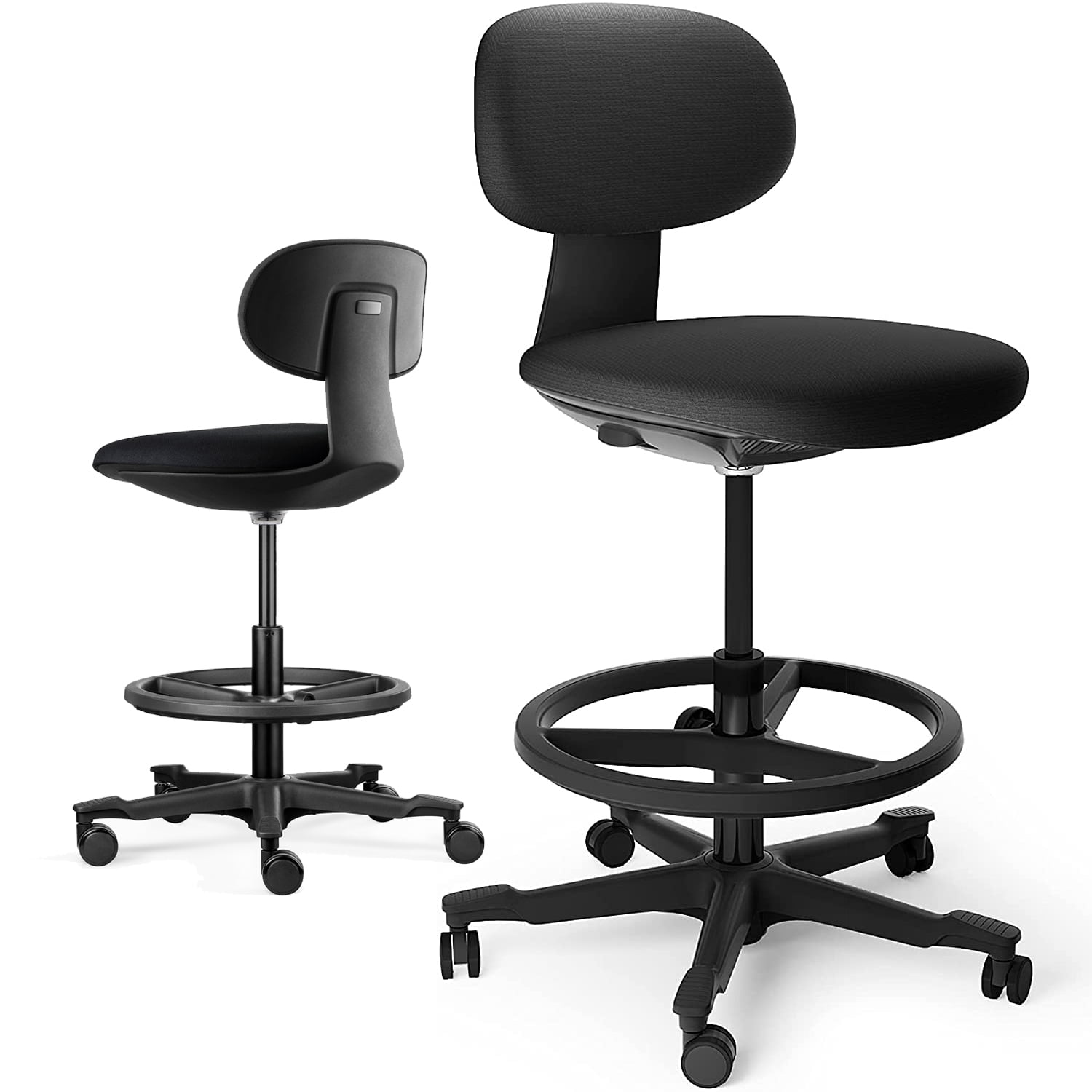 Cubespace Ergonomic Drafting Chair, Adjustable Height & Footrest ...