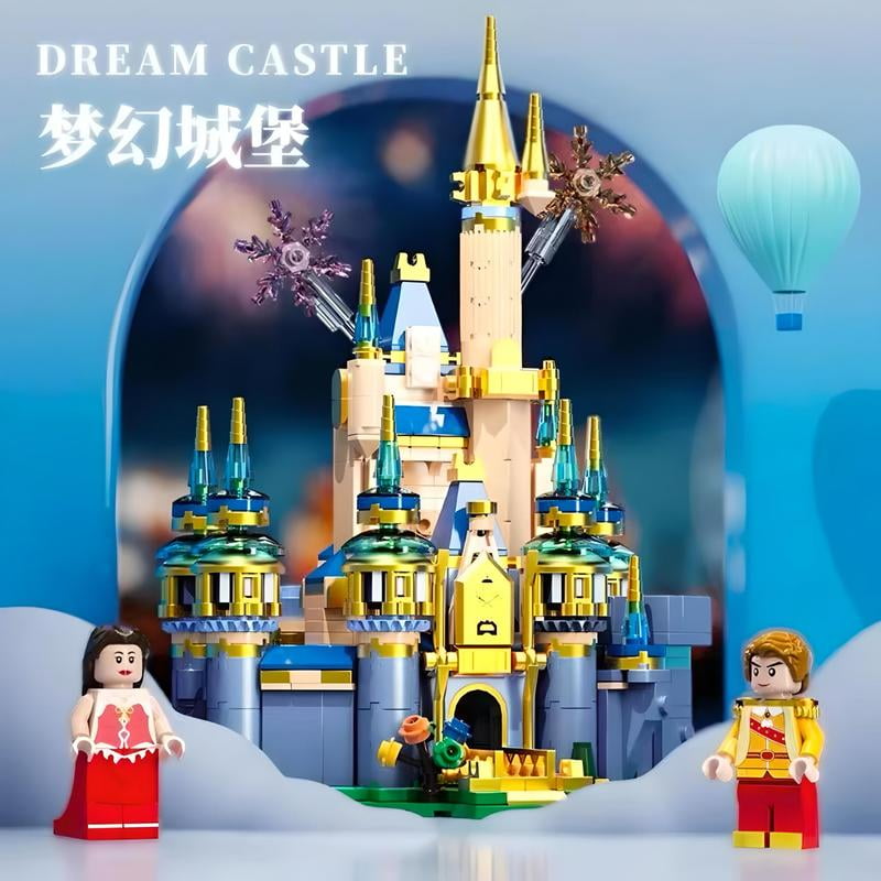 Cubi Architecture Series Dream Castle (791 PCS), Building Block Castle ...