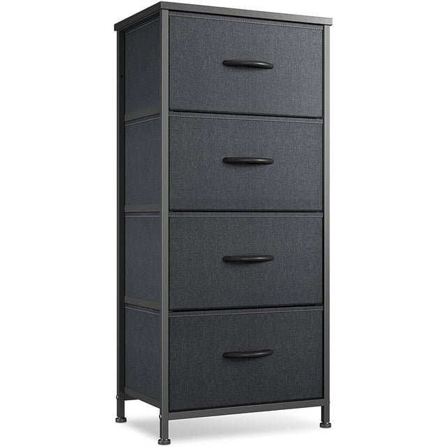CubiCubi 4-Drawer Small Storage Dresser for Bedroom, Chest of Drawers ...