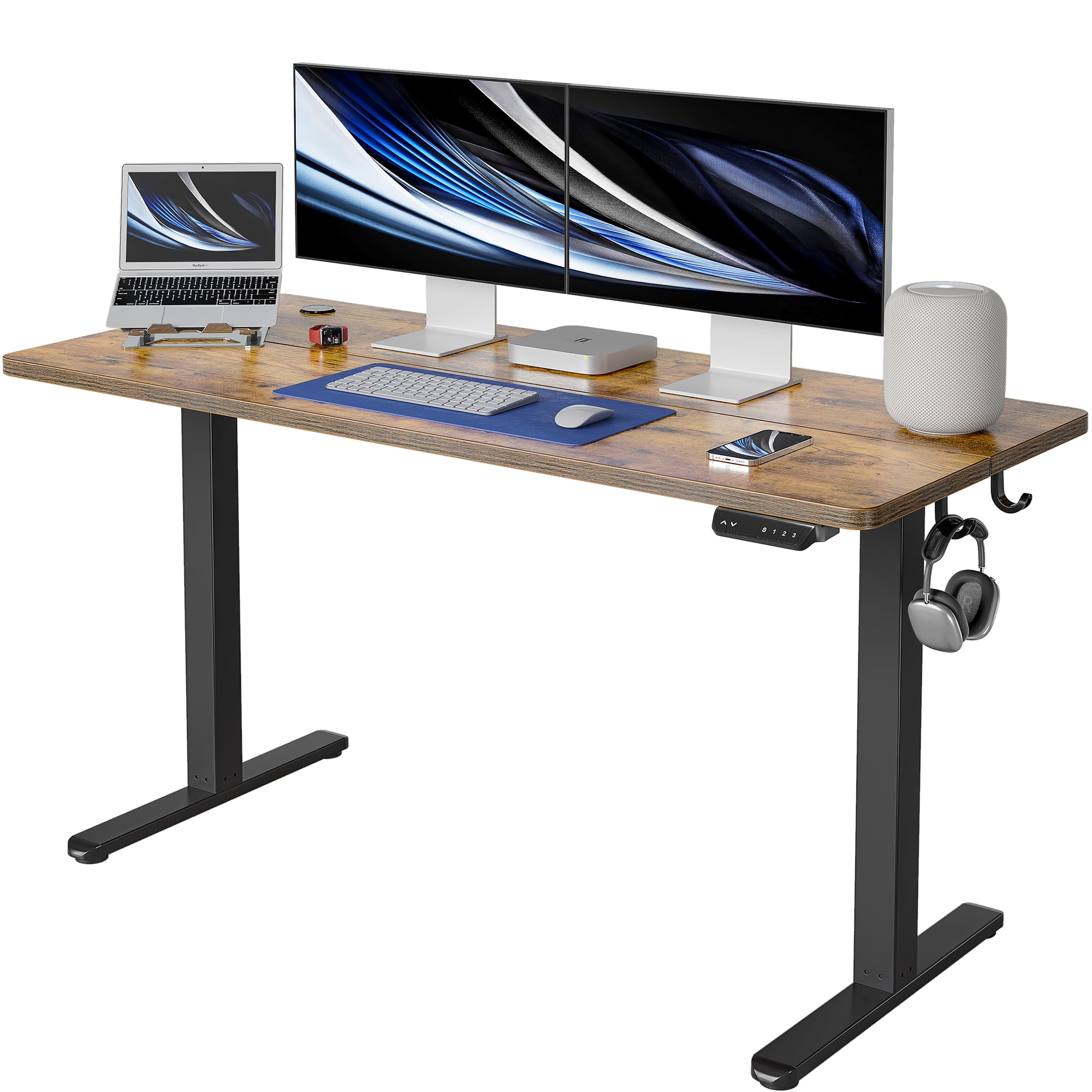 CubiCubi 55'' x 24'' Height Adjustable Electric Standing Desk Sit Stand ...
