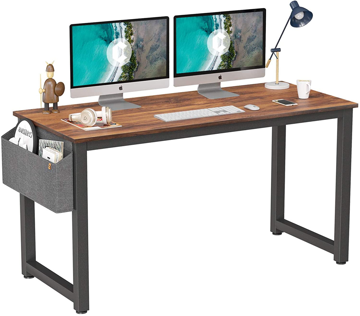 CubiCubi Modern Computer Desk with Extra Strong Legs, Sturdy Office ...