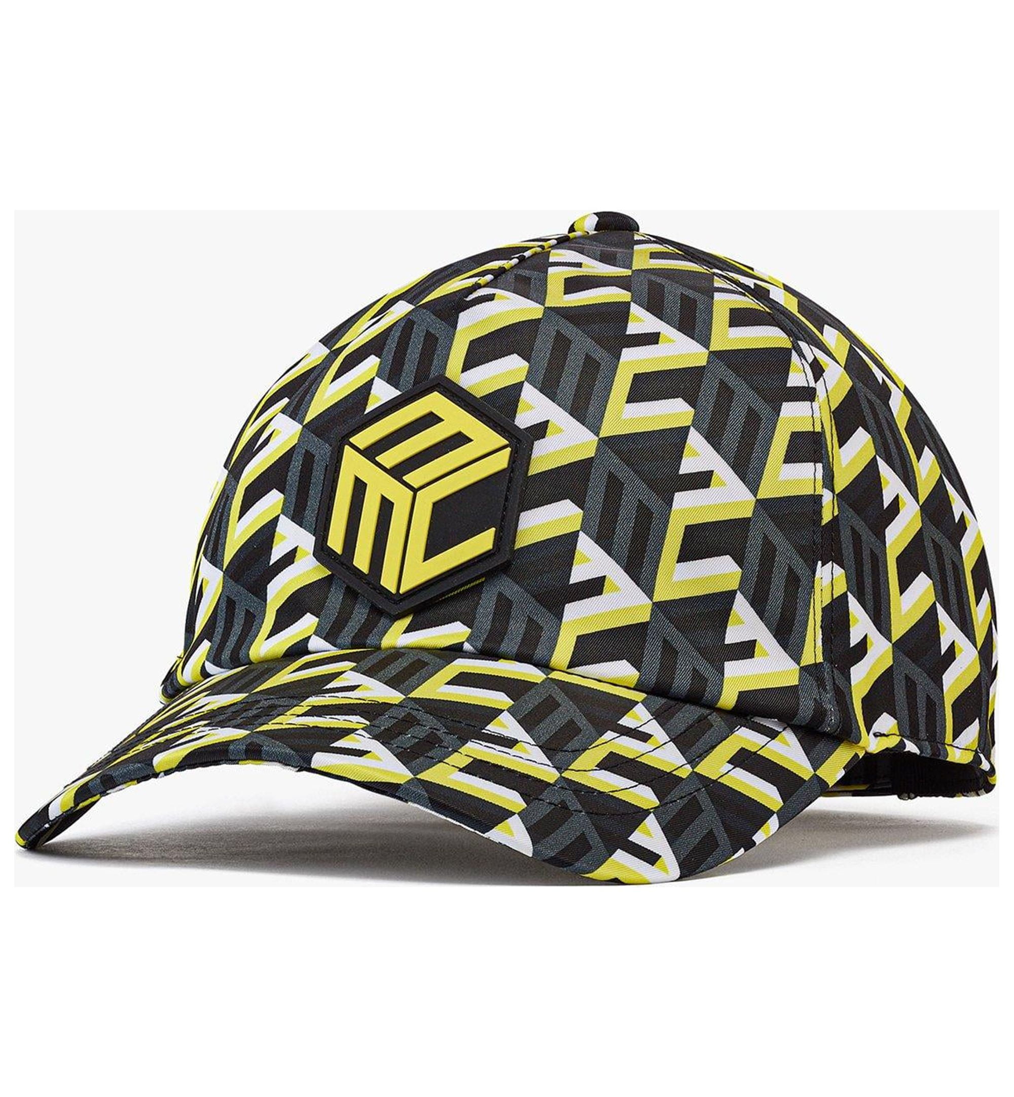 MCM Cubic Logo Nylon Cap Yellow One Size - Walmart.com
