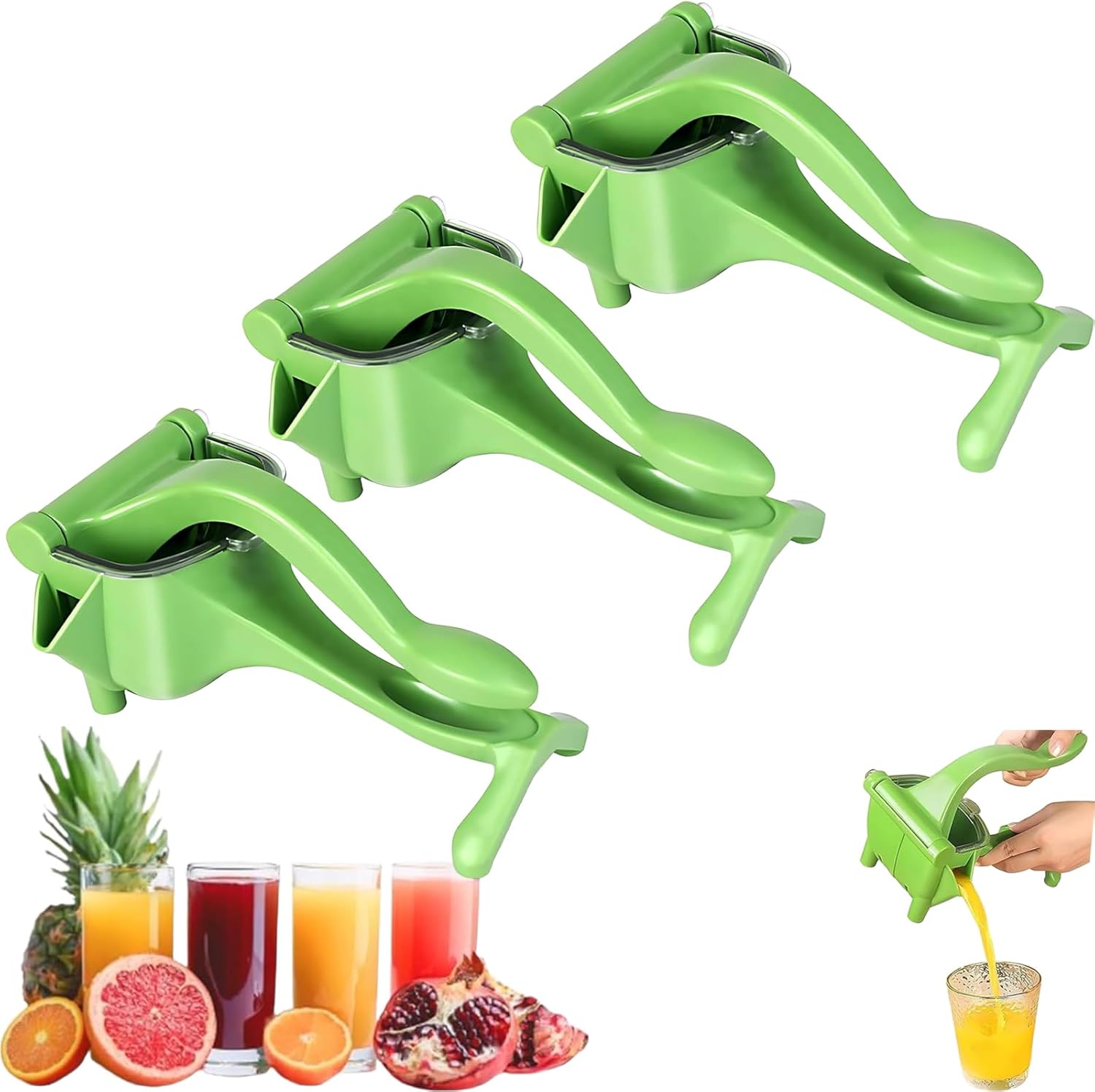 Cubiccredit Manual Juice Squeezer, Cubiccredit Handheld Juicer Squeezer ...