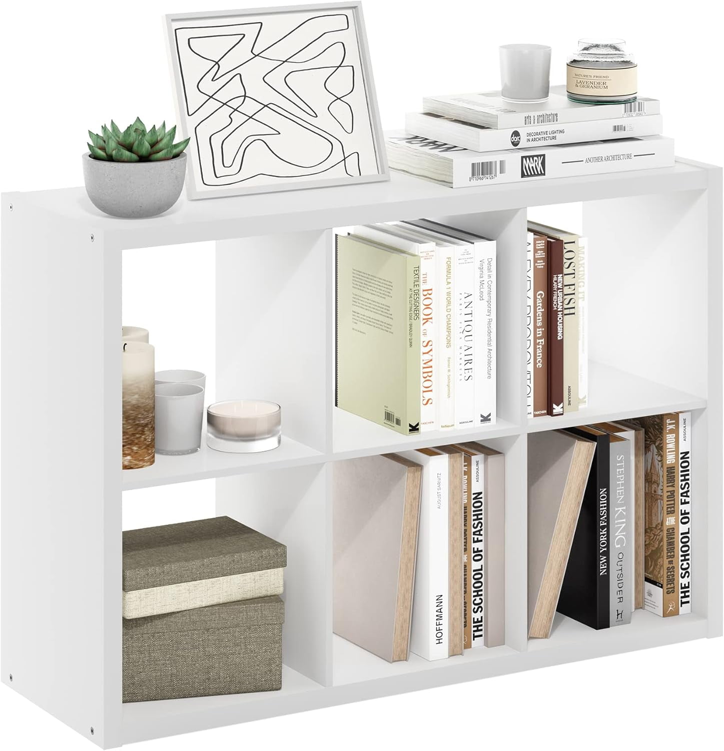 Cubicle Book Shelf Vertical 4-Cube Bookshelf Extra Thick Horizontally ...