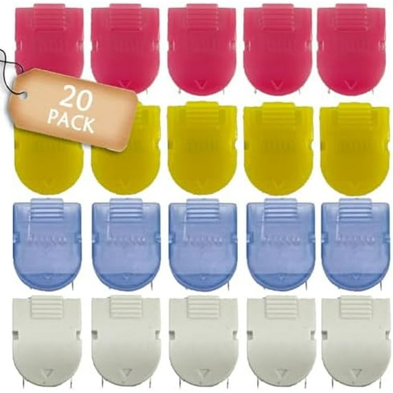 Cubicle Clips-20 Pack,Assorted Colors Cubicle Clips for Fabric Walls ...