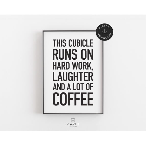 Cubicle Decor, Wall Art For Office Cubicle, Coworker Cubicle, This ...