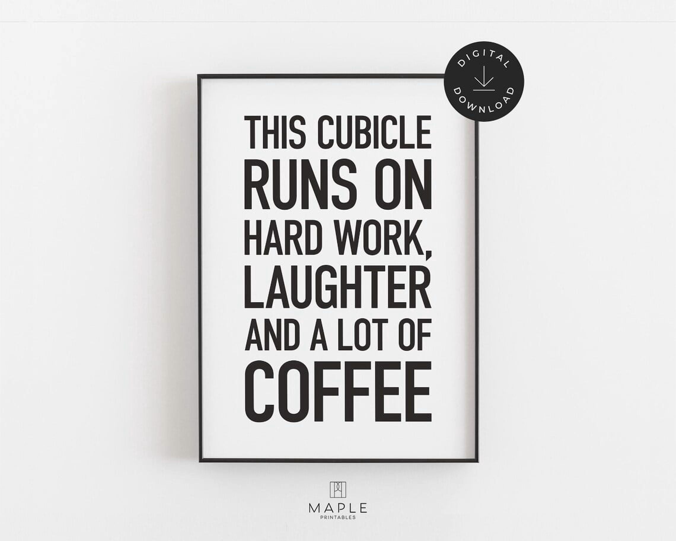 Cubicle Decor, Wall Art For Office Cubicle, Coworker Cubicle, This ...
