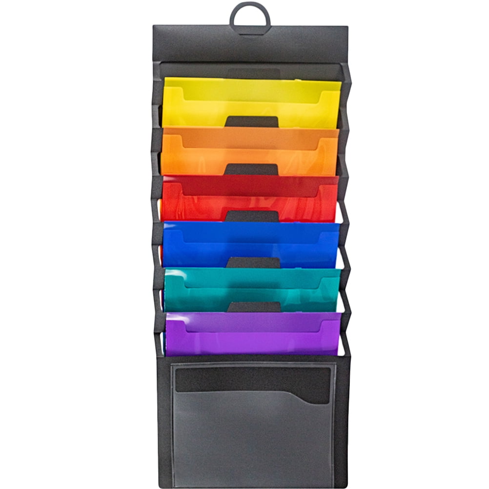 Cubicle File Holder Hanging Paper Folder Organ Bag Storage Large ...