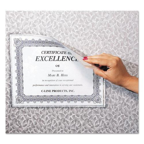 Cubicle Keepers Hook and Loop-Backed Display, 9.2 x 11.41, Velcro Mount ...