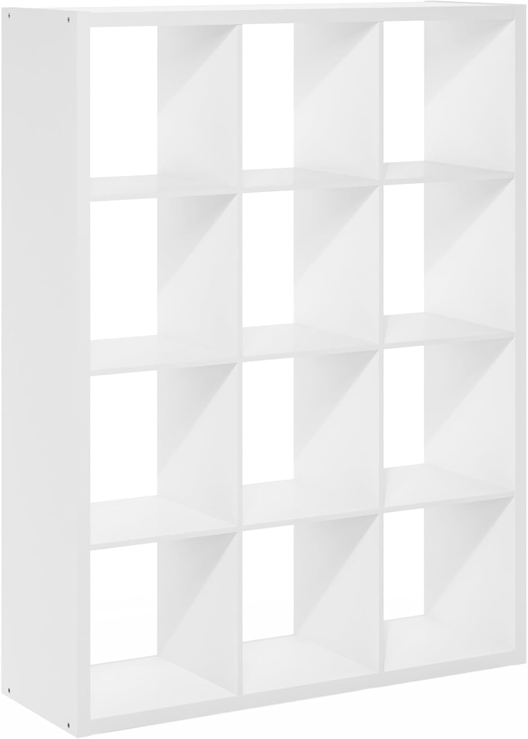 Cubicle Open Back Decorative Cube Storage Organizer, 6-Cube, White ...