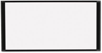Cubicle Workstation Dry Erase Board, 36 x18, Black Aluminum Frame ...