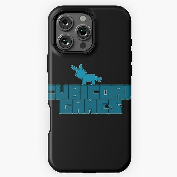Cubicorn Games Logo Inspired Style iPhone Case 17 16 15 14 13 12 11 Pro ...