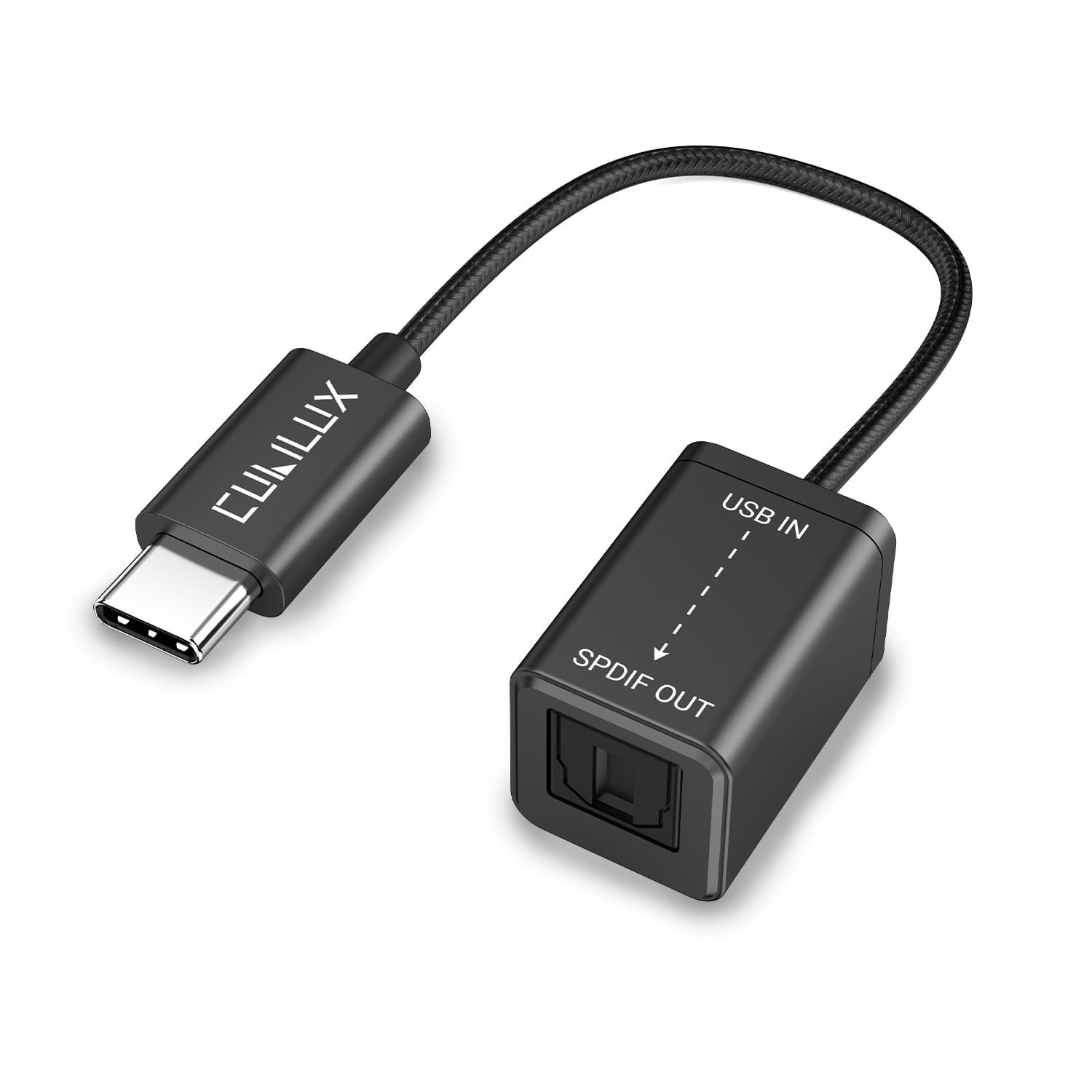 Cubilux USB C to SPDIF Transmitter, Unidirectional Type C to Optical ...