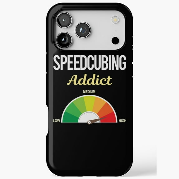 Cubing Addict Hobby Funny Art Phone Case for iPhone 11 12 13 14 15 16 ...