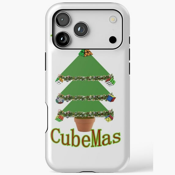 Cubing Christmas Greeting Phone Case for iPhone 11 12 13 14 15 16 17 ...