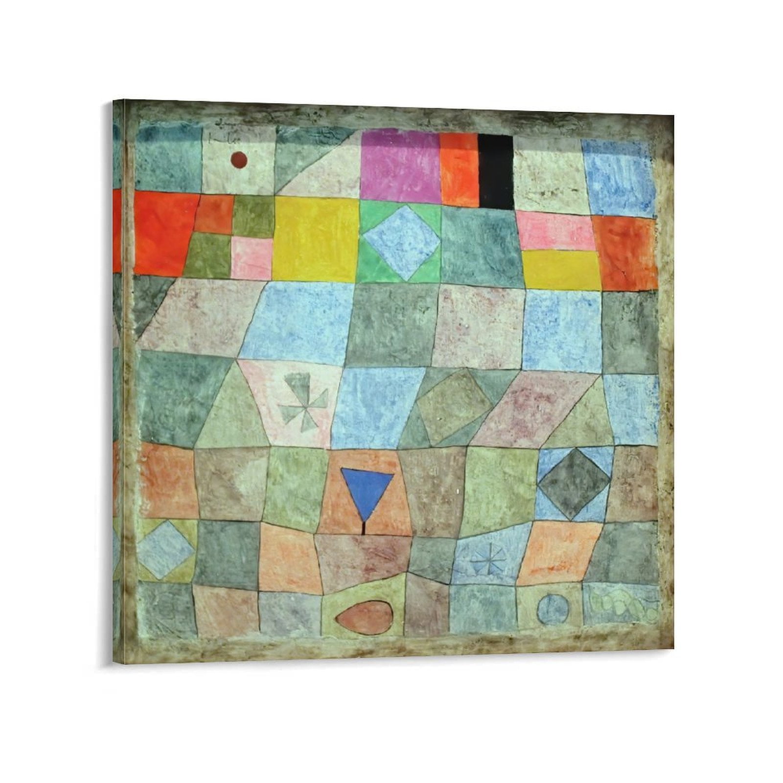 Cubist Abstract Painters Paul Klee Freundliches Spiel Poster Canvas ...