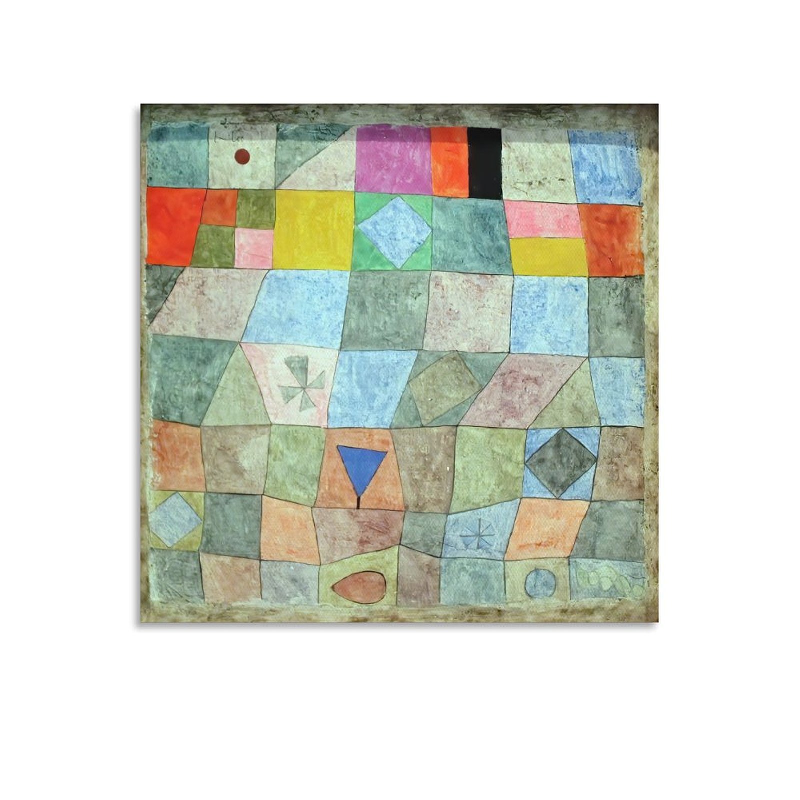 Cubist Abstract Painters Paul Klee Freundliches Spiel Poster Picture ...