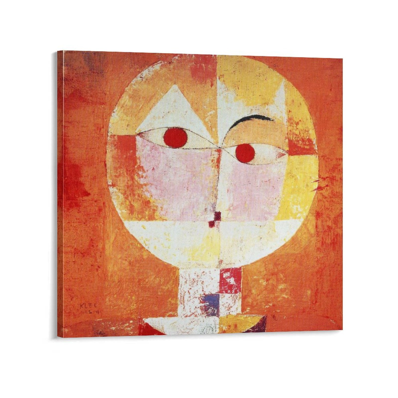 Cubist Abstract Painters Paul Klee Senecio Retro Poster Artworks ...