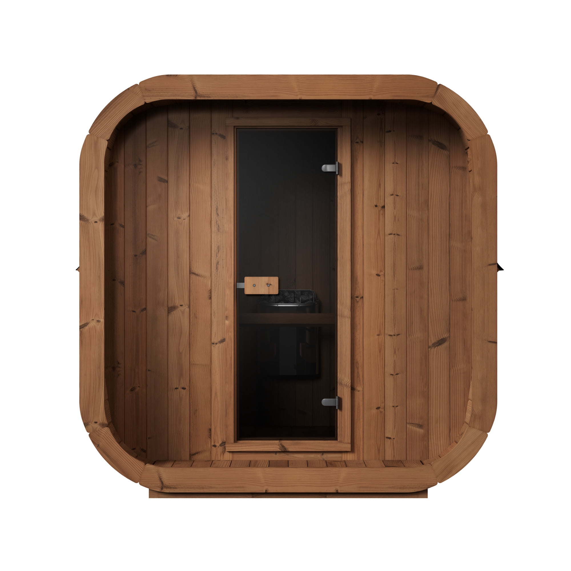 Cubist Collection Sauna 7X7 Outdoor Sauna 9 KW 240/1 - Walmart.com